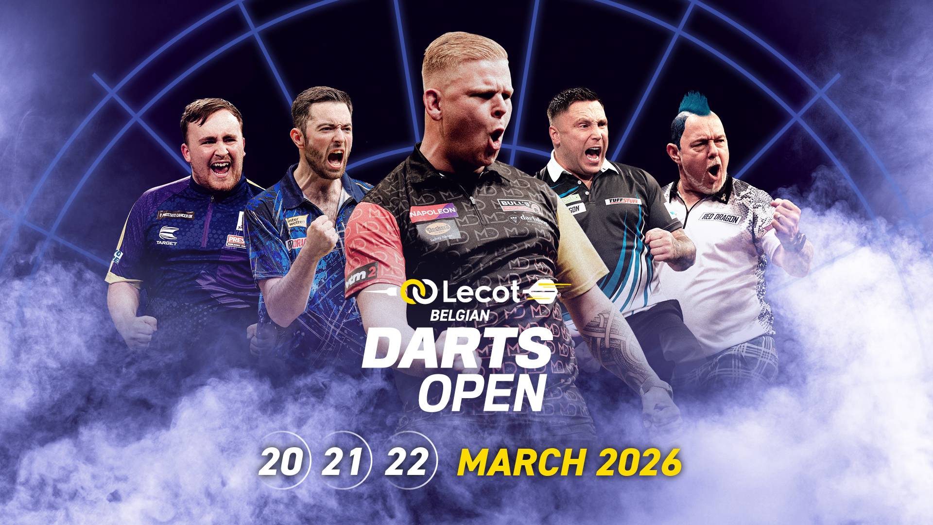 The Lecot Belgian Darts Open 2026 invites you to dance in Wieze ...